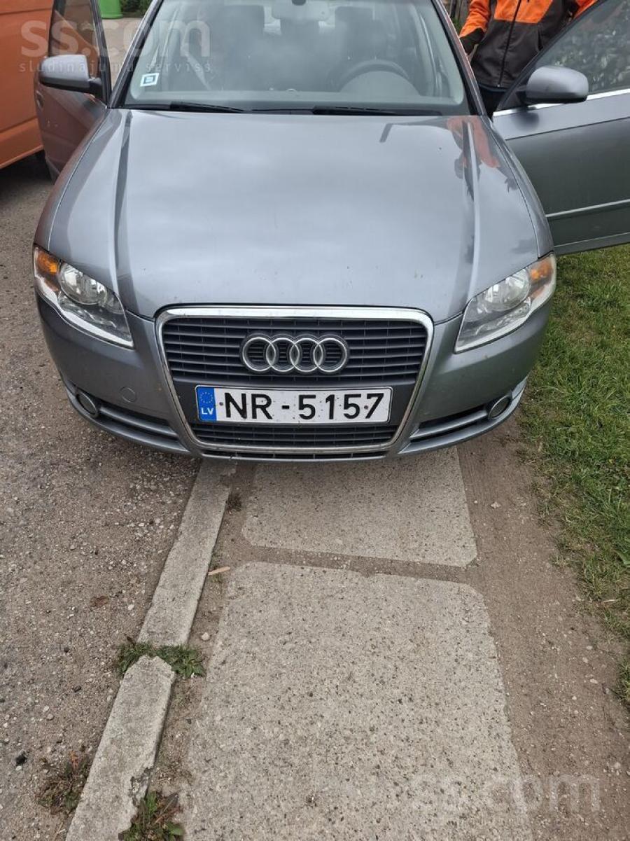 Grey Audi A4 2005 in Saldus, with an engine capacity of 2.00 L and mileage of 436 thousand km for 1800 €, photo 6 on AUTOMOTO.COM.LV