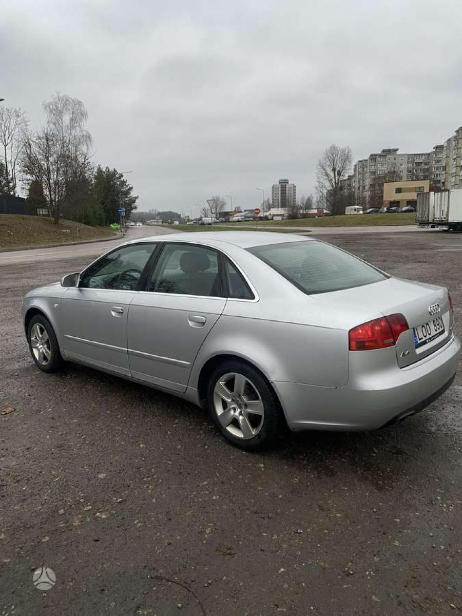 Grey Audi A4 2005 in Kaunas, with an engine capacity of 1.90 L and mileage of 340 thousand km for 2100 €, photo 2 on AUTOMOTO.COM.LV
