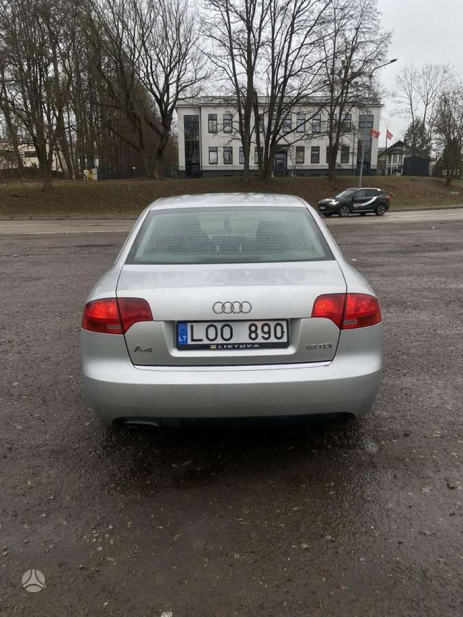 Grey Audi A4 2005 in Kaunas, with an engine capacity of 1.90 L and mileage of 340 thousand km for 2100 €, photo 8 on AUTOMOTO.COM.LV