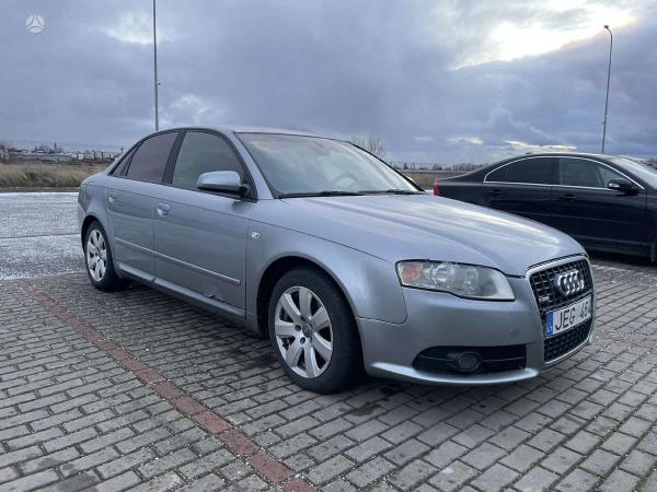 Pelēks Audi A4 2005 Kauņa, ar dzinēja tilpumu 1.97 L un nobraukumu 230 tūkst. km par 1500 €, foto 1 vietnē AUTOMOTO.COM.LV