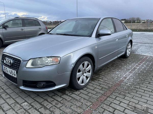 Pelēks Audi A4 2005 Kauņa, ar dzinēja tilpumu 1.97 L un nobraukumu 230 tūkst. km par 1500 €, foto 2 vietnē AUTOMOTO.COM.LV