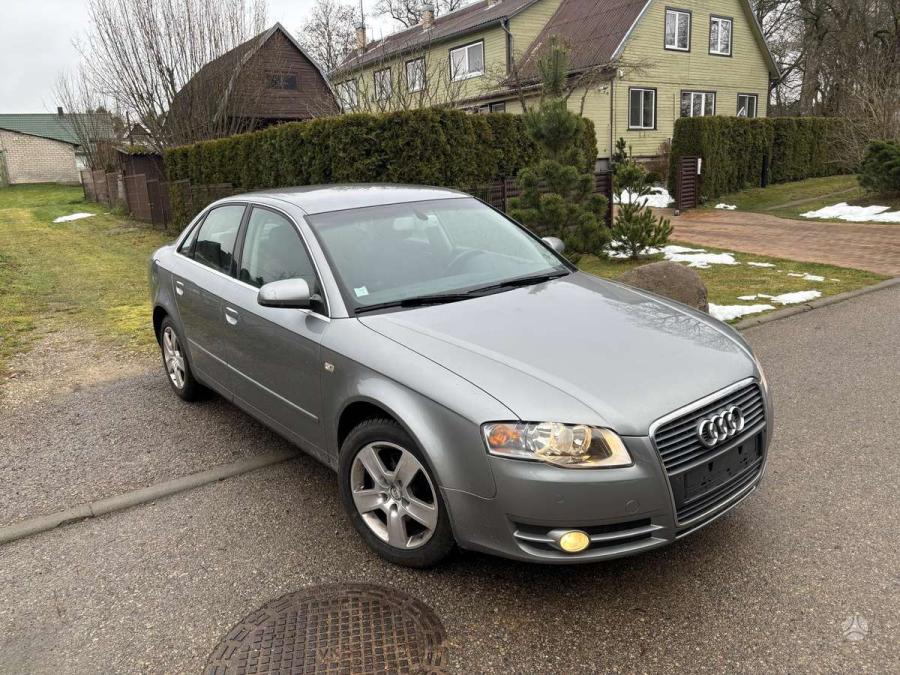 Grey Audi A4 2005 in Jurbarkas, with an engine capacity of 1.97 L and mileage of 262 thousand km for 3000 €, photo 1 on AUTOMOTO.COM.LV