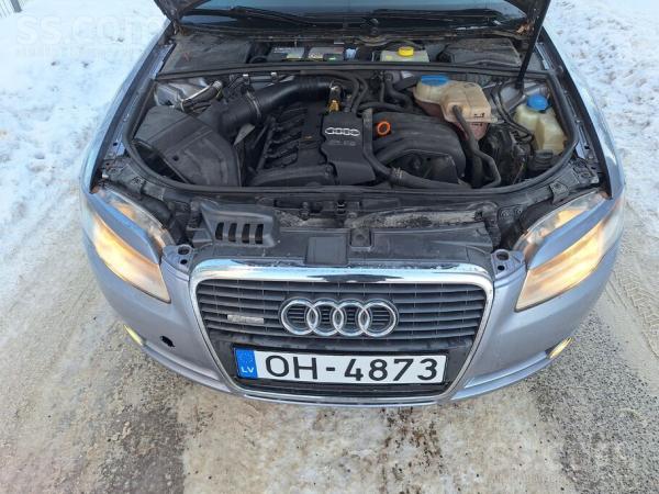 Grey Audi A4 2005 in Valka, with an engine capacity of 2.00 L and mileage of 307 thousand km for 2350 €, photo 6 on AUTOMOTO.COM.LV