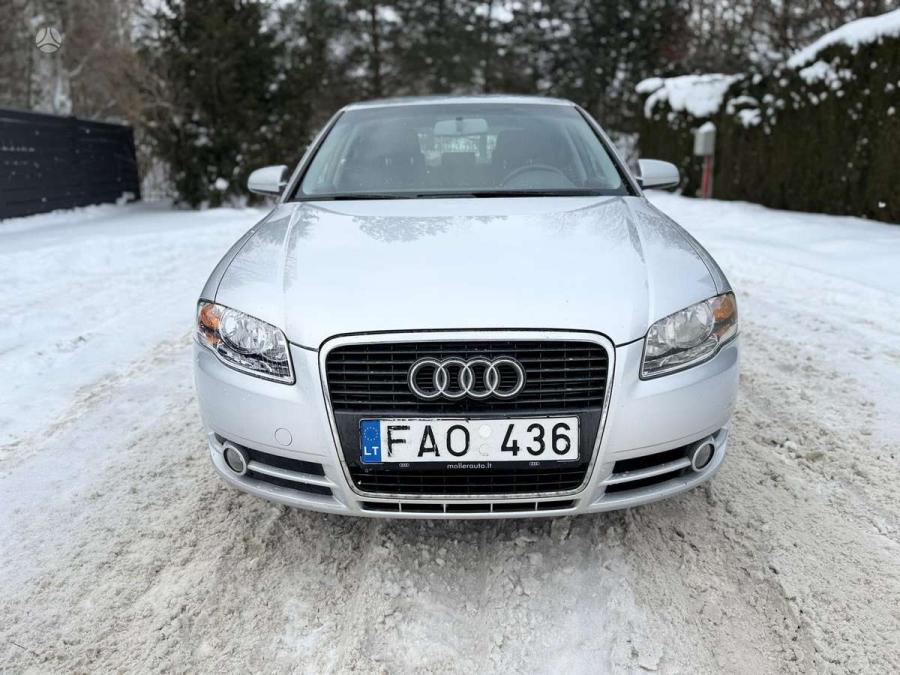 Grey Audi A4 2005 in Vilnius, with an engine capacity of 1.97 L and mileage of 283 thousand km for 1850 €, photo 2 on AUTOMOTO.COM.LV