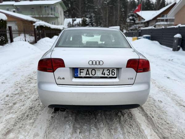 Grey Audi A4 2005 in Vilnius, with an engine capacity of 1.97 L and mileage of 283 thousand km for 1850 €, photo 6 on AUTOMOTO.COM.LV
