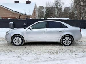 Grey Audi A4 2005 in Vilnius, with an engine capacity of 1.97 L and mileage of 283 thousand km for 1850 €, photo 8 on AUTOMOTO.COM.LV