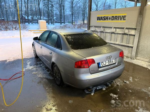 Grey Audi A4 2005 in Riga, with an engine capacity of 2.00 L and mileage of 288 thousand km for 1250 €, photo 2 on AUTOMOTO.COM.LV