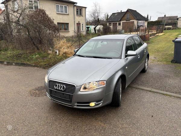 Grey Audi A4 2005 in Jurbarkas, with an engine capacity of 1.97 L and mileage of 262 thousand km for 3100 €, photo 1 on AUTOMOTO.COM.LV