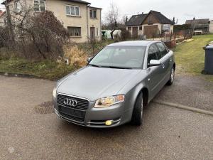 Pelēks Audi A4 2005 Jurbarkas, ar dzinēja tilpumu 1.97 L un nobraukumu 262 tūkst. km par 3100 €, foto  vietnē AUTOMOTO.COM.LV