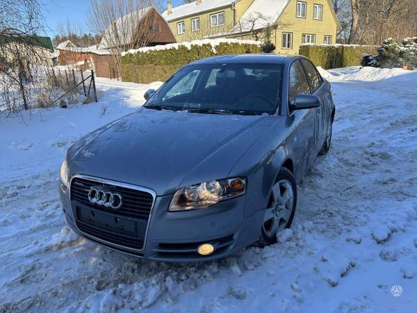 Pelēks Audi A4 2005 Jurbarkas, ar dzinēja tilpumu 1.97 L un nobraukumu 262 tūkst. km par 3200 €, foto 1 vietnē AUTOMOTO.COM.LV