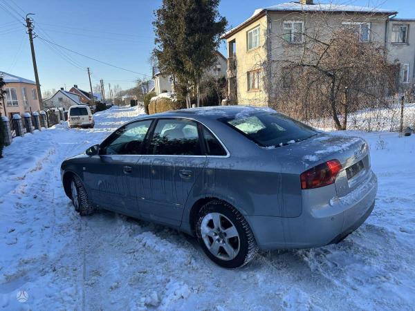 Pelēks Audi A4 2005 Jurbarkas, ar dzinēja tilpumu 1.97 L un nobraukumu 262 tūkst. km par 3200 €, foto 5 vietnē AUTOMOTO.COM.LV