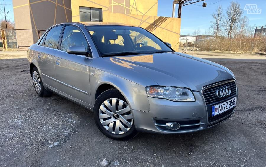 Grey Audi A4 2005 in Siauliai, with an engine capacity of 1.90 L and mileage of 318 thousand km for 2300 €, photo 1 on AUTOMOTO.COM.LV