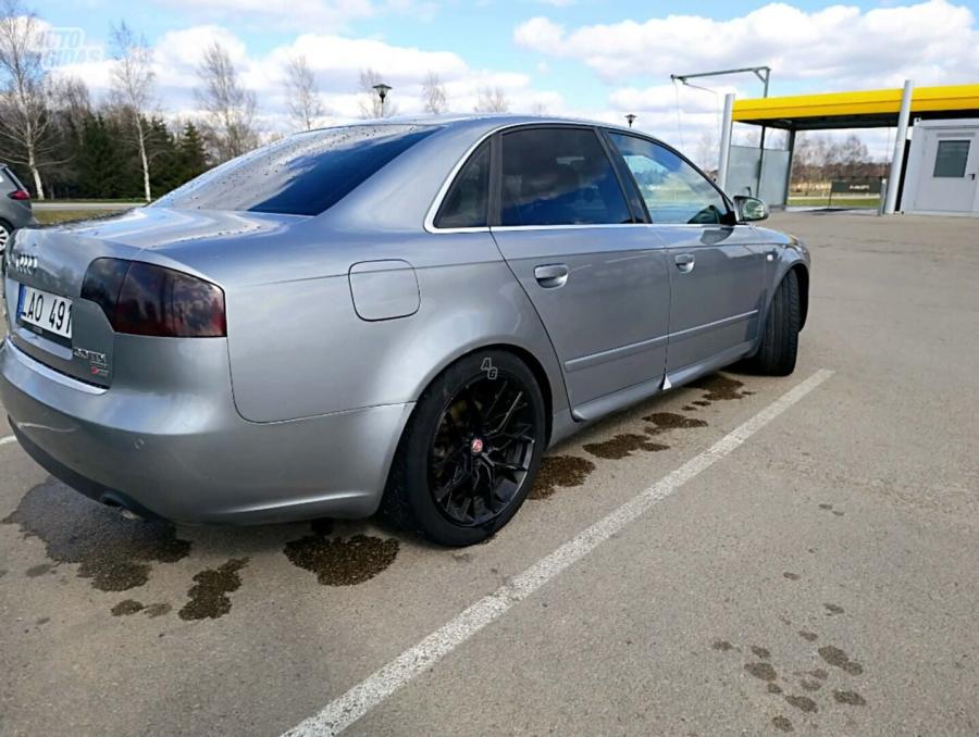 Grey Audi A4 2005 in Rietavas, with an engine capacity of 3.00 L and mileage of 223 thousand km for 2700 €, photo 8 on AUTOMOTO.COM.LV