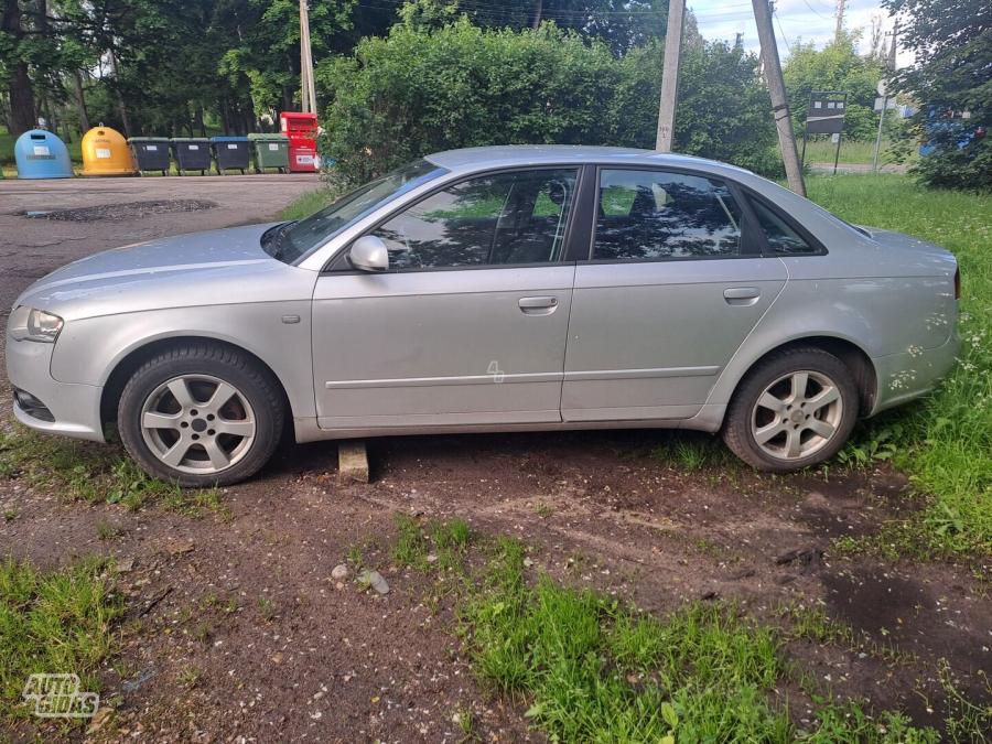 Grey Audi A4 2005 in Vilnius, with an engine capacity of 2.00 L and mileage of 356 thousand km for 850 €, photo 3 on AUTOMOTO.COM.LV