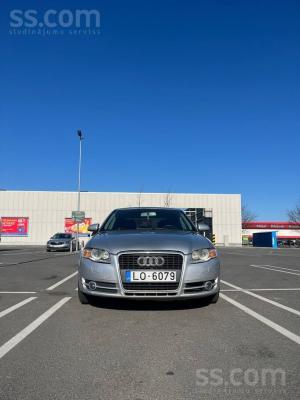 Pelēks Audi A4 2005 Rīga, ar dzinēja tilpumu 2.00 L un nobraukumu 400 tūkst. km par 1999 €, foto  vietnē AUTOMOTO.COM.LV