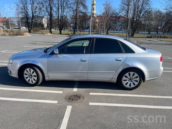 Pelēks Audi A4 2005 Rīga, ar dzinēja tilpumu 2.00 L un nobraukumu 400 tūkst. km par 1999 €, foto 6 vietnē AUTOMOTO.COM.LV