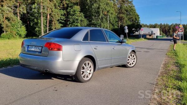 Grey Audi A4 2005 in Riga, with an engine capacity of 3.00 L and mileage of 400 thousand km for 2650 €, photo 2 on AUTOMOTO.COM.LV