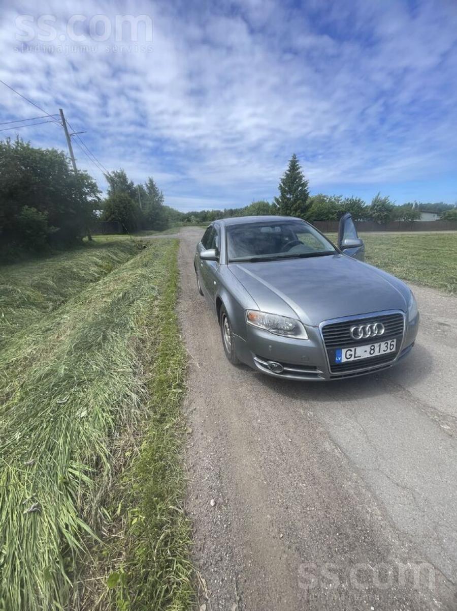 Grey Audi A4 2005 in Riga, with an engine capacity of 2.00 L and mileage of 224 thousand km for 2200 €, photo 1 on AUTOMOTO.COM.LV