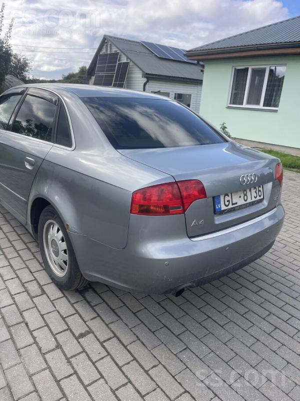 Grey Audi A4 2005 in Riga, with an engine capacity of 2.00 L and mileage of 225 thousand km for 2200 €, photo 3 on AUTOMOTO.COM.LV
