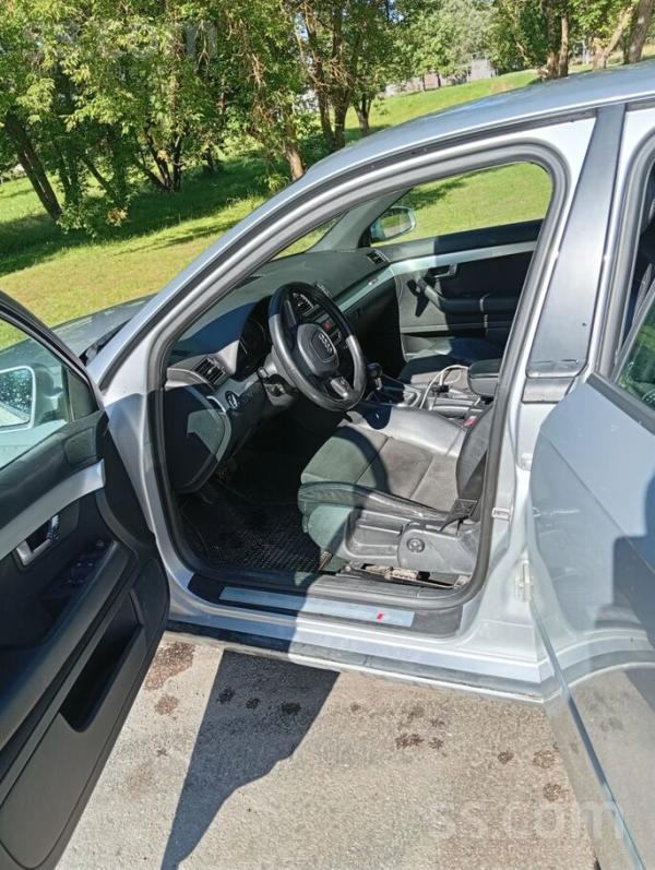 Grey Audi A4 2005 in Rezekne, with an engine capacity of 2.00 L and mileage of 315 thousand km for 2600 €, photo 8 on AUTOMOTO.COM.LV