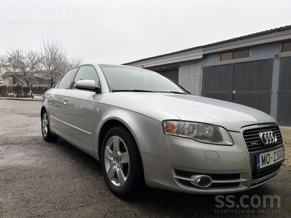 Pelēks Audi A4 2005 Madona, ar dzinēja tilpumu 2.00 L un nobraukumu 220 tūkst. km par 3467 €, foto 3 vietnē AUTOMOTO.COM.LV