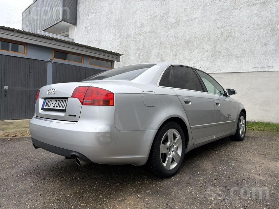 Grey Audi A4 2005 in Madona, with an engine capacity of 2.00 L and mileage of 220 thousand km for 3467 €, photo 5 on AUTOMOTO.COM.LV