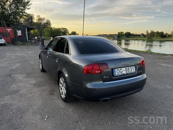 Grey Audi A4 2005 in Jelgava, with an engine capacity of 2.00 L and mileage of 321 thousand km for 2150 €, photo 7 on AUTOMOTO.COM.LV