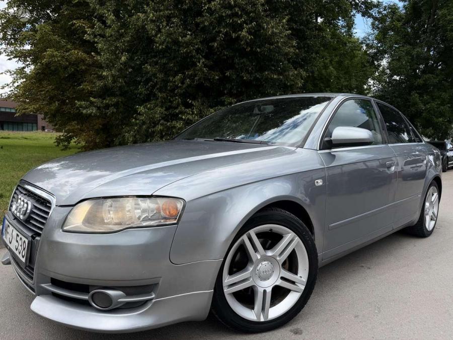 Grey Audi A4 2005 in Kaunas, with an engine capacity of 1.97 L and mileage of 324 thousand km for 2750 €, photo 14 on AUTOMOTO.COM.LV