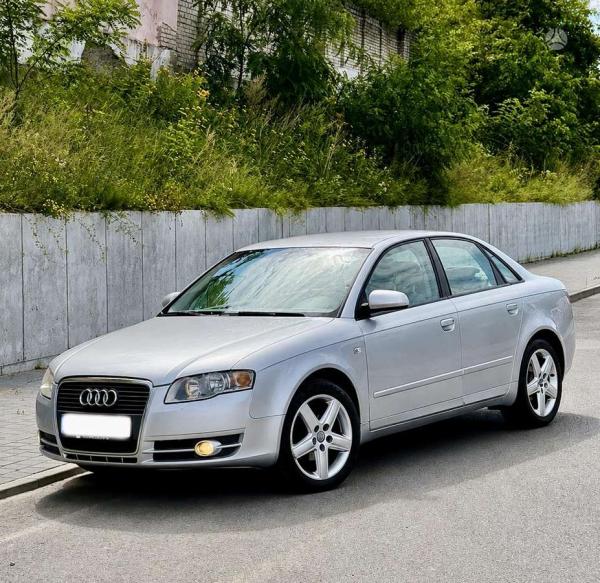 Grey Audi A4 2005 in Vilnius, with an engine capacity of 1.90 L and mileage of 324 thousand km for 2000 €, photo 1 on AUTOMOTO.COM.LV