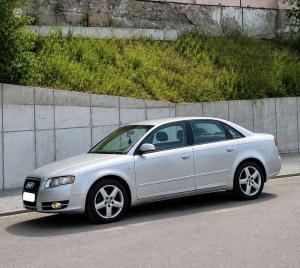 Grey Audi A4 2005 in Vilnius, with an engine capacity of 1.90 L and mileage of 324 thousand km for 2000 €, photo 3 on AUTOMOTO.COM.LV