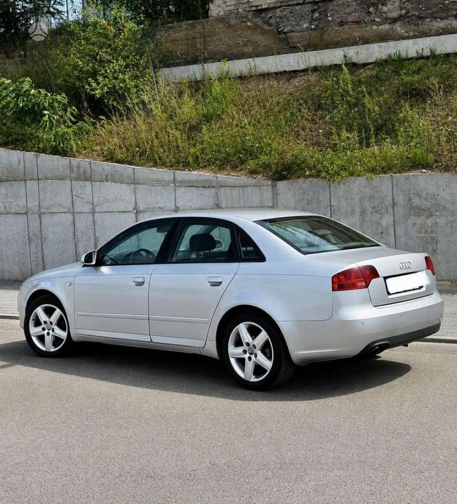 Grey Audi A4 2005 in Vilnius, with an engine capacity of 1.90 L and mileage of 324 thousand km for 2000 €, photo 7 on AUTOMOTO.COM.LV