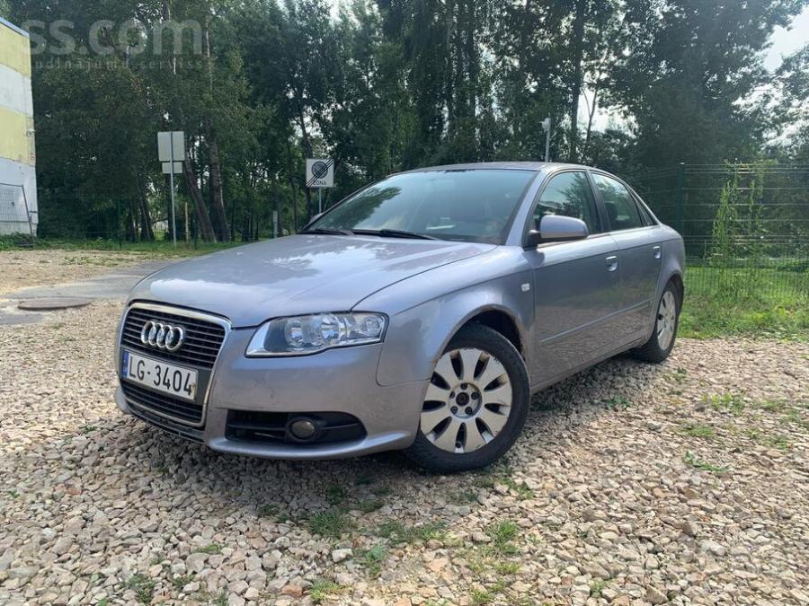 Pelēks Audi A4 2005 Rīga, ar dzinēja tilpumu 2.00 L un nobraukumu 212 tūkst. km par 1250 €, foto 4 vietnē AUTOMOTO.COM.LV