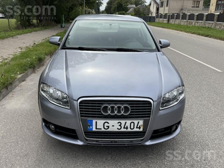 Grey Audi A4 2005 in Jelgava, with an engine capacity of 2.00 L and mileage of 210 thousand km for 1380 €, photo 3 on AUTOMOTO.COM.LV