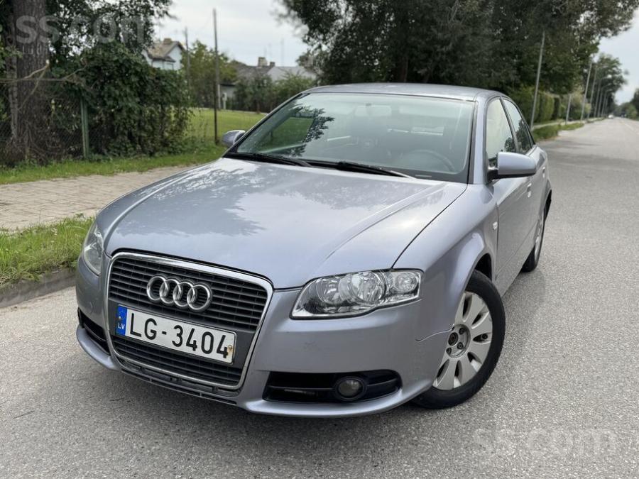 Grey Audi A4 2005 in Jelgava, with an engine capacity of 2.00 L and mileage of 210 thousand km for 1380 €, photo 4 on AUTOMOTO.COM.LV