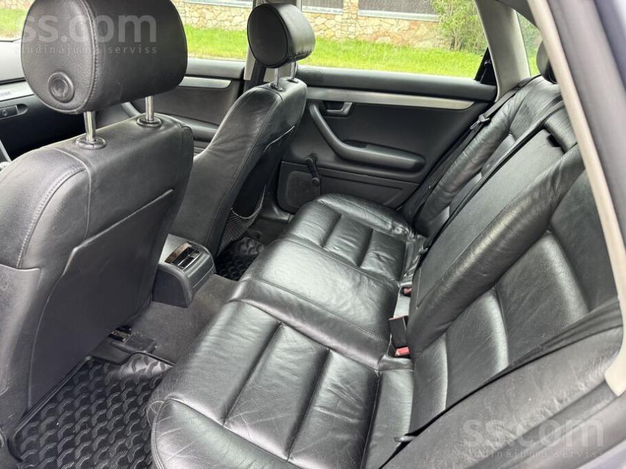 Grey Audi A4 2005 in Jelgava, with an engine capacity of 2.00 L and mileage of 210 thousand km for 1380 €, photo 11 on AUTOMOTO.COM.LV