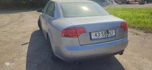 Grey Audi A4 2005 in Ukmerge, with an engine capacity of 1.98 L and mileage of 220 thousand km for 1250 €, photo 4 on AUTOMOTO.COM.LV