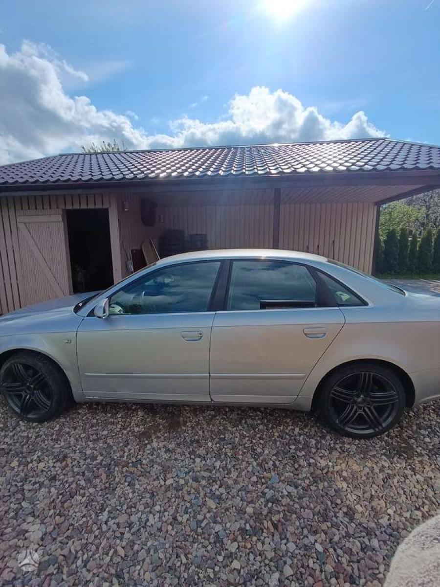 Grey Audi A4 2005 in Vilnius, with an engine capacity of 1.97 L and mileage of 283 thousand km for 1500 €, photo 4 on AUTOMOTO.COM.LV