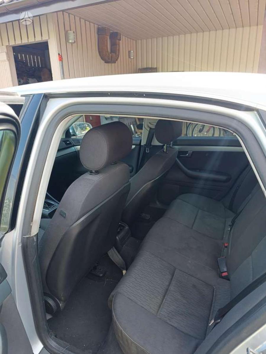 Grey Audi A4 2005 in Vilnius, with an engine capacity of 1.97 L and mileage of 283 thousand km for 1500 €, photo 14 on AUTOMOTO.COM.LV