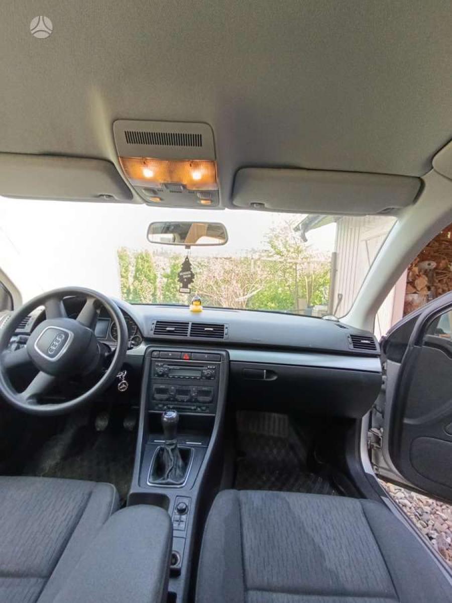 Grey Audi A4 2005 in Vilnius, with an engine capacity of 1.97 L and mileage of 283 thousand km for 1500 €, photo 15 on AUTOMOTO.COM.LV