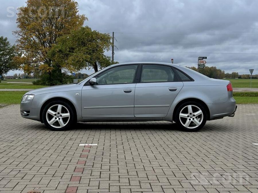 Pelēks Audi A4 2005 Cēsis, ar dzinēja tilpumu 2.00 L un nobraukumu 260 tūkst. km par 3100 €, foto 6 vietnē AUTOMOTO.COM.LV