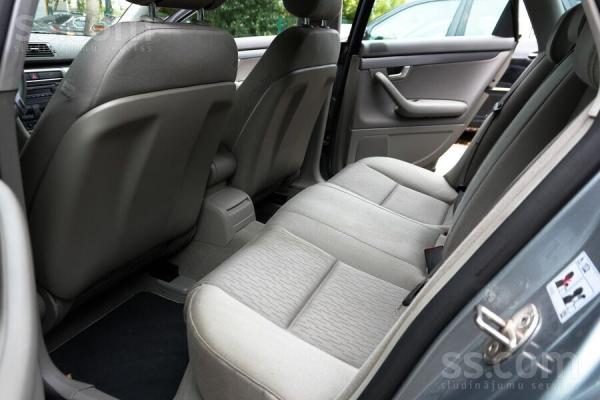 Grey Audi A4 2005 in Riga, with an engine capacity of 2.00 L and mileage of 289 thousand km for 3590 €, photo 8 on AUTOMOTO.COM.LV