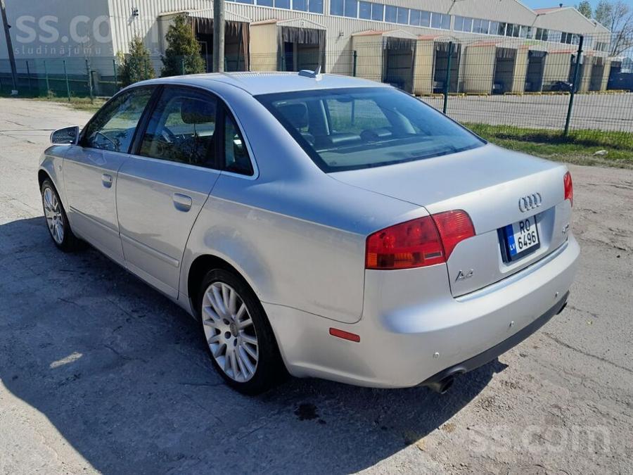 Pelēks Audi A4 2006 Rīga, ar dzinēja tilpumu 2.00 L un nobraukumu 176 tūkst. km par 1200 €, foto 4 vietnē AUTOMOTO.COM.LV