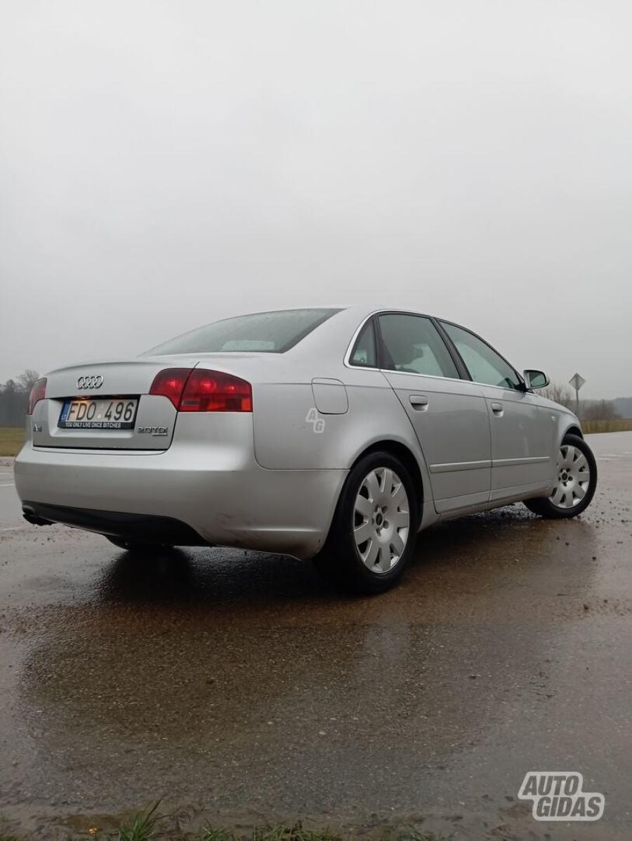 Grey Audi A4 2006 in Kazlu Ruda, with an engine capacity of 2.00 L and mileage of 350 thousand km for 1750 €, photo 4 on AUTOMOTO.COM.LV