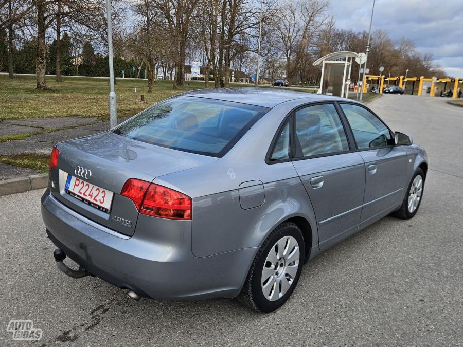 Grey Audi A4 2006 in Sirvintos, with an engine capacity of 2.00 L and mileage of 276 thousand km for 3250 €, photo 7 on AUTOMOTO.COM.LV