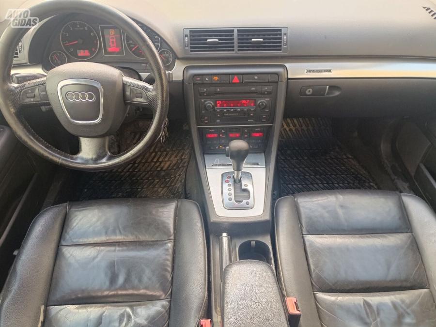 Grey Audi A4 2006 in Vilnius, with an engine capacity of 2.00 L and mileage of 240 thousand km for 1800 €, photo 13 on AUTOMOTO.COM.LV