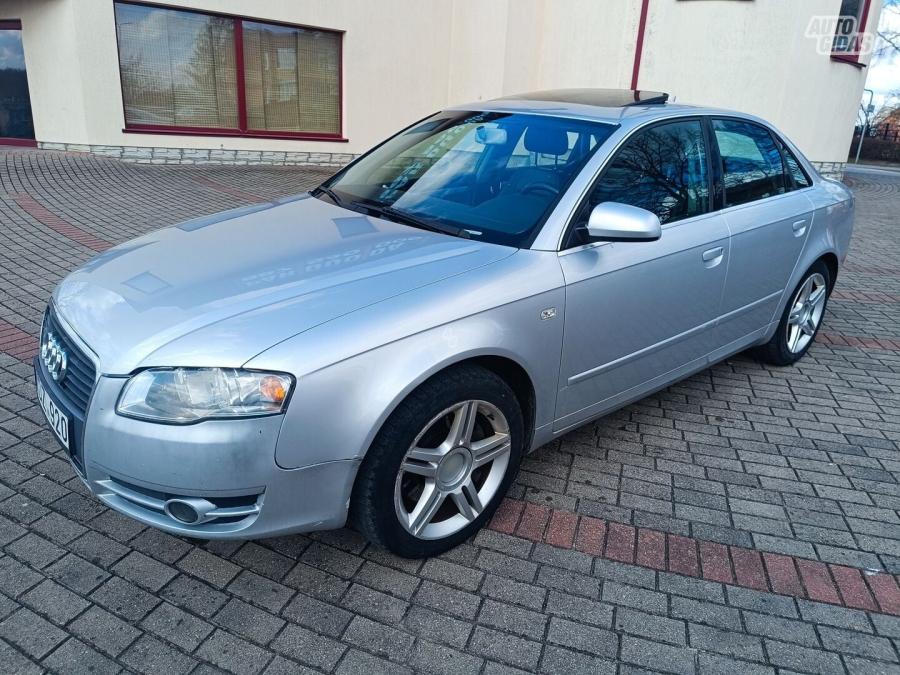 Grey Audi A4 2006 in Vilnius, with an engine capacity of 2.00 L and mileage of 240 thousand km for 1800 €, photo 16 on AUTOMOTO.COM.LV