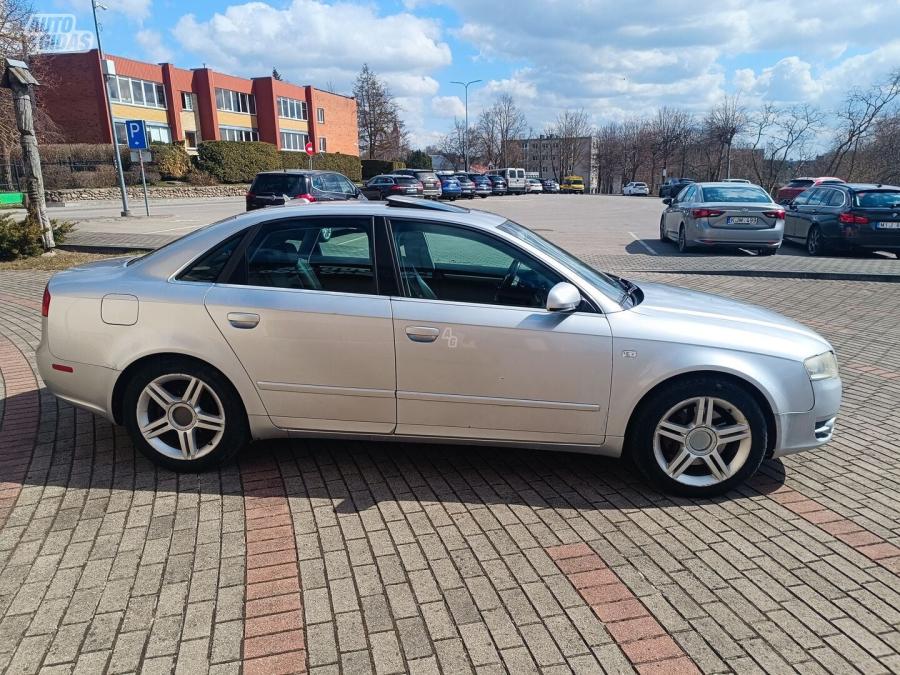 Grey Audi A4 2006 in Vilnius, with an engine capacity of 2.00 L and mileage of 240 thousand km for 1800 €, photo 5 on AUTOMOTO.COM.LV