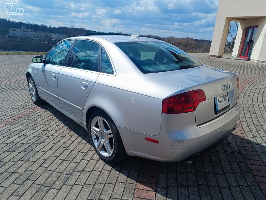 Grey Audi A4 2006 in Vilnius, with an engine capacity of 2.00 L and mileage of 240 thousand km for 1800 €, photo 8 on AUTOMOTO.COM.LV