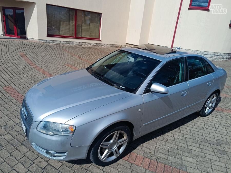 Grey Audi A4 2006 in Vilnius, with an engine capacity of 2.00 L and mileage of 240 thousand km for 1800 €, photo 10 on AUTOMOTO.COM.LV