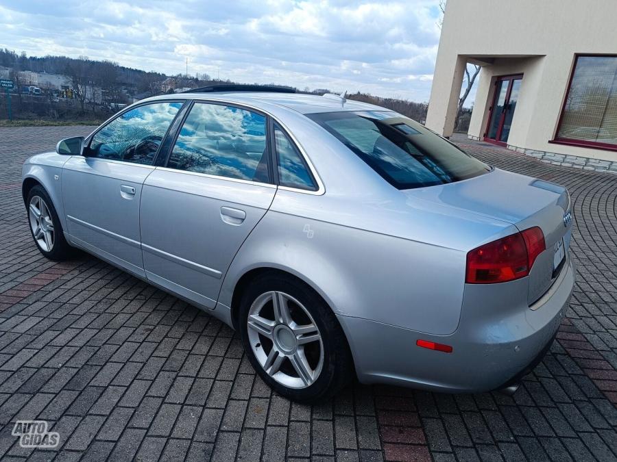 Grey Audi A4 2006 in Vilnius, with an engine capacity of 2.00 L and mileage of 240 thousand km for 1800 €, photo 22 on AUTOMOTO.COM.LV